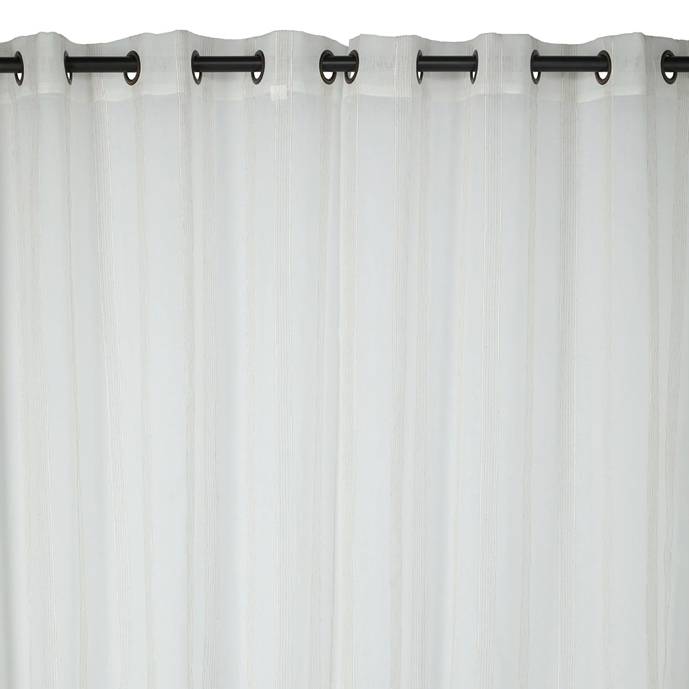 Set Cortina 2 Velos Fantasía Con Argolla Marfil YL-0283 – Chantilly