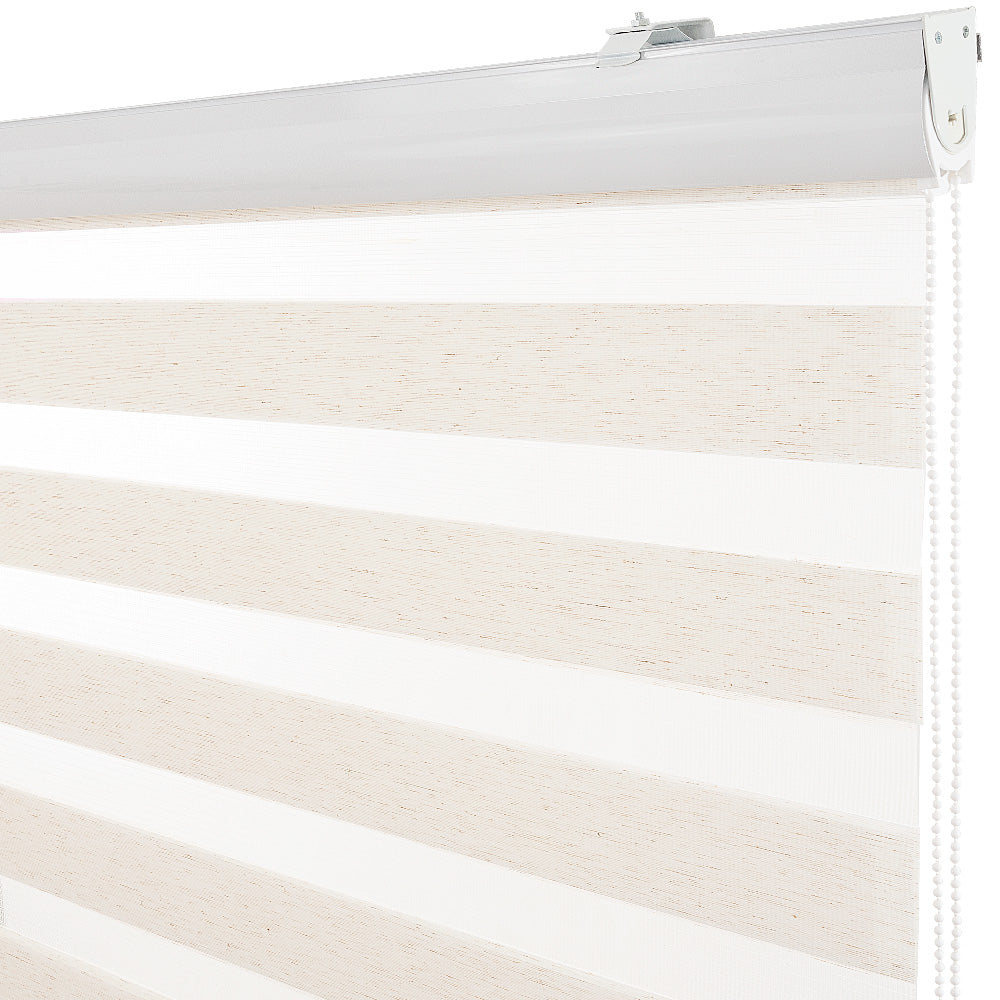 Cortina Duo Con Cenefa Premium 150X240Cm Color Crudo – Chantilly